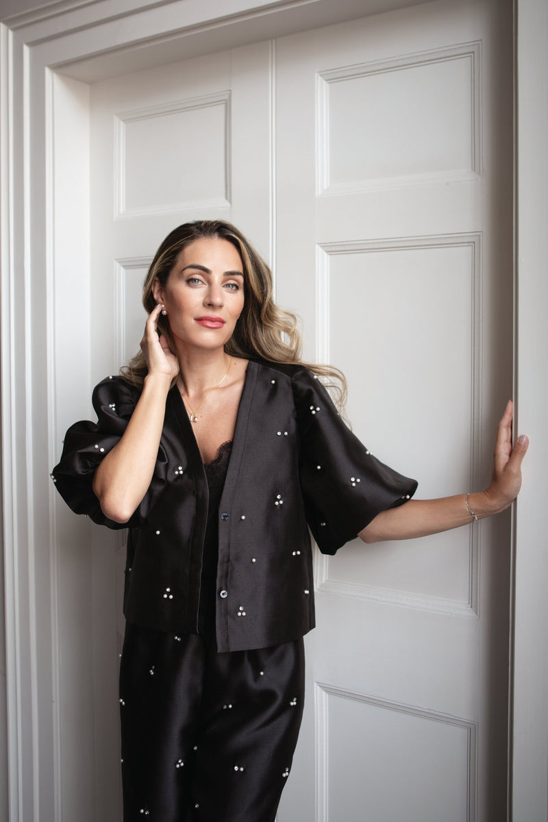The Aurora | Black Pearl Jacket – Sinead Keary